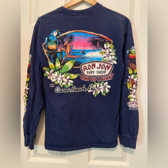 Ron Jon | Shirts | Vintage Ron Jon Surf Shop Ls Tshirt Cocoa Beach ...